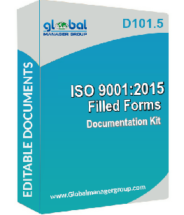 ISO 9001:2015 Records | filled forms | QMS templates by Global Manager ...